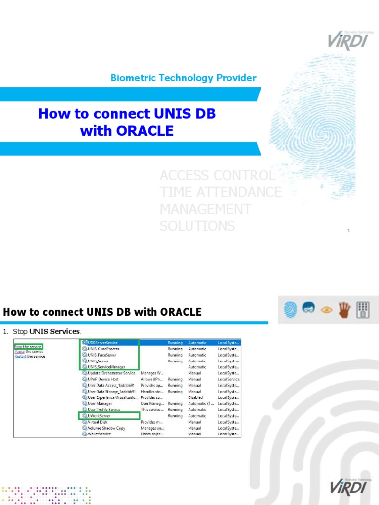 How To Connect UNIS DB With ORACLE | PDF | Computers