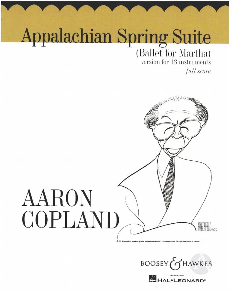 Copland Appalachian Spring 13 Instruments PDF | PDF | Orchestral Suites ...