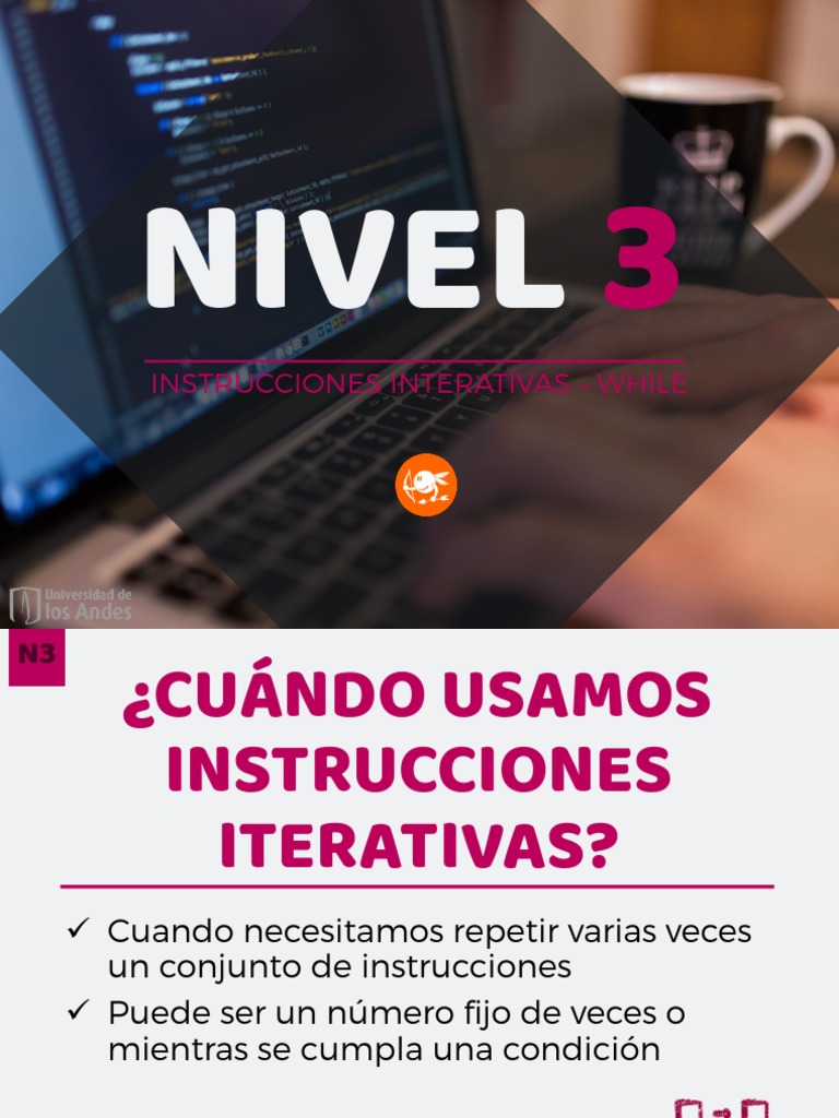 N3 2 Instrucciones Iterativas While | PDF | Programa de computadora | Programación