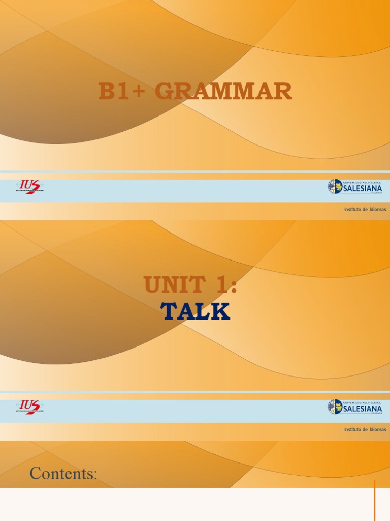 Empower B1+grammar Units 1-5 | PDF | Grammatical Number | Verb