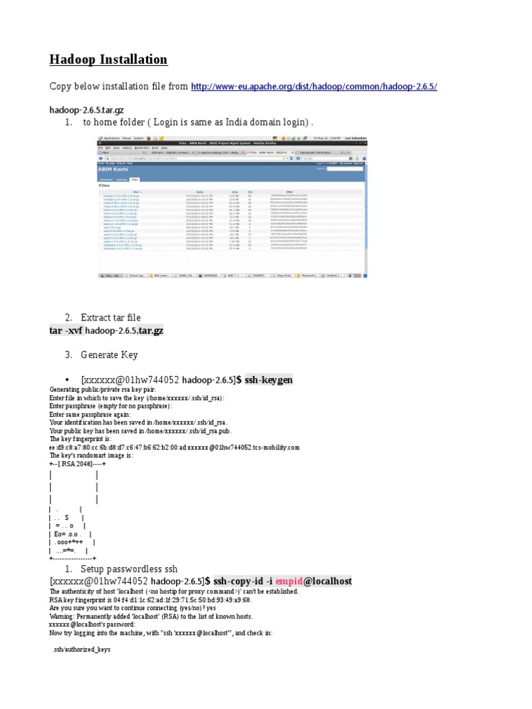 Hadoop Setup Guide for Developers | PDF | Apache Hadoop | System Software