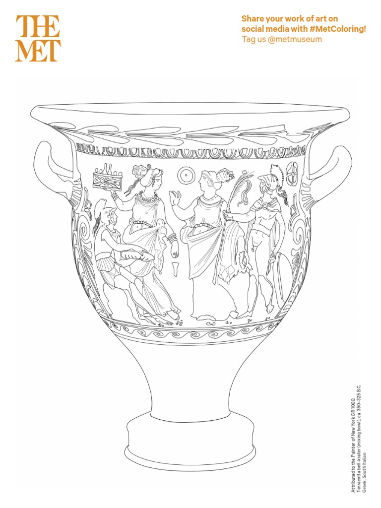 2020 - Greek Vase - Coloring Artworks at Home | PDF