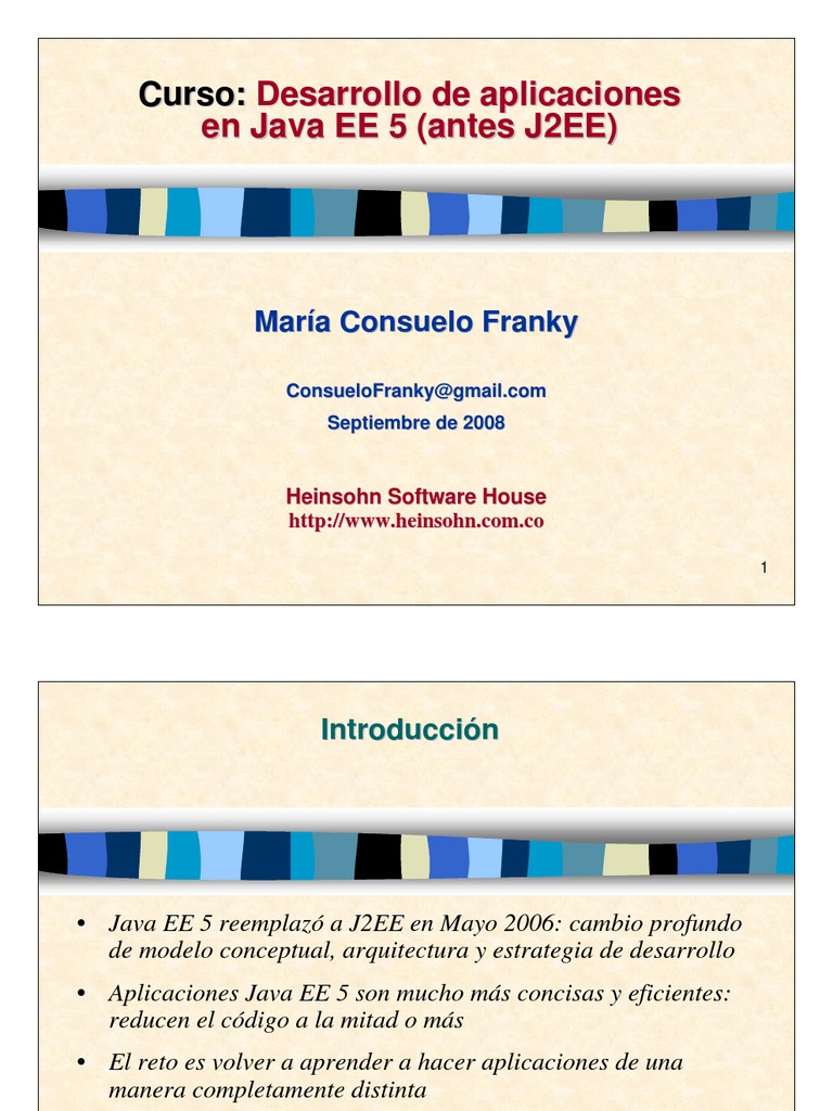 Desarrollo de aplicaciones Java EE 5: Arquitectura, componentes y ...