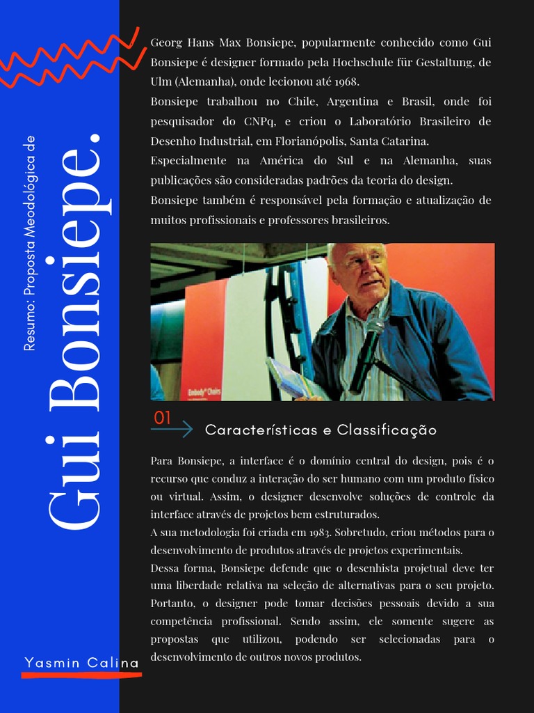 Resumo Metodologia Gui Bonsiepe | PDF | Esboço | Metodologia