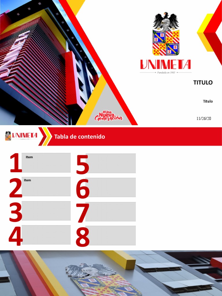 Presentación Unimeta | PDF