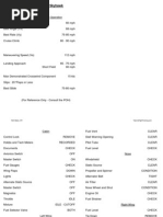 Beachcraft C90 Normal Checklist | PDF | Landing Gear | Takeoff