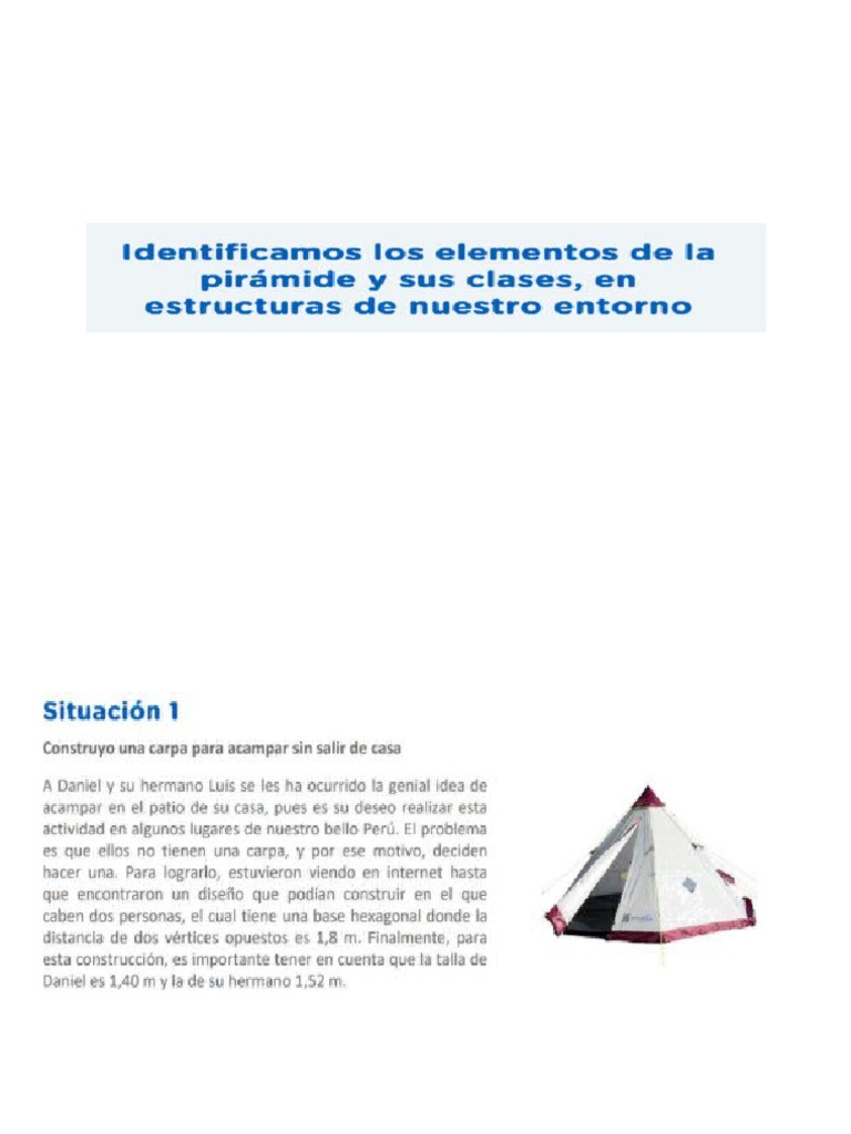 Identificamos Los Elementos de Una Pirámide Elementos y Sus Clases, en ...