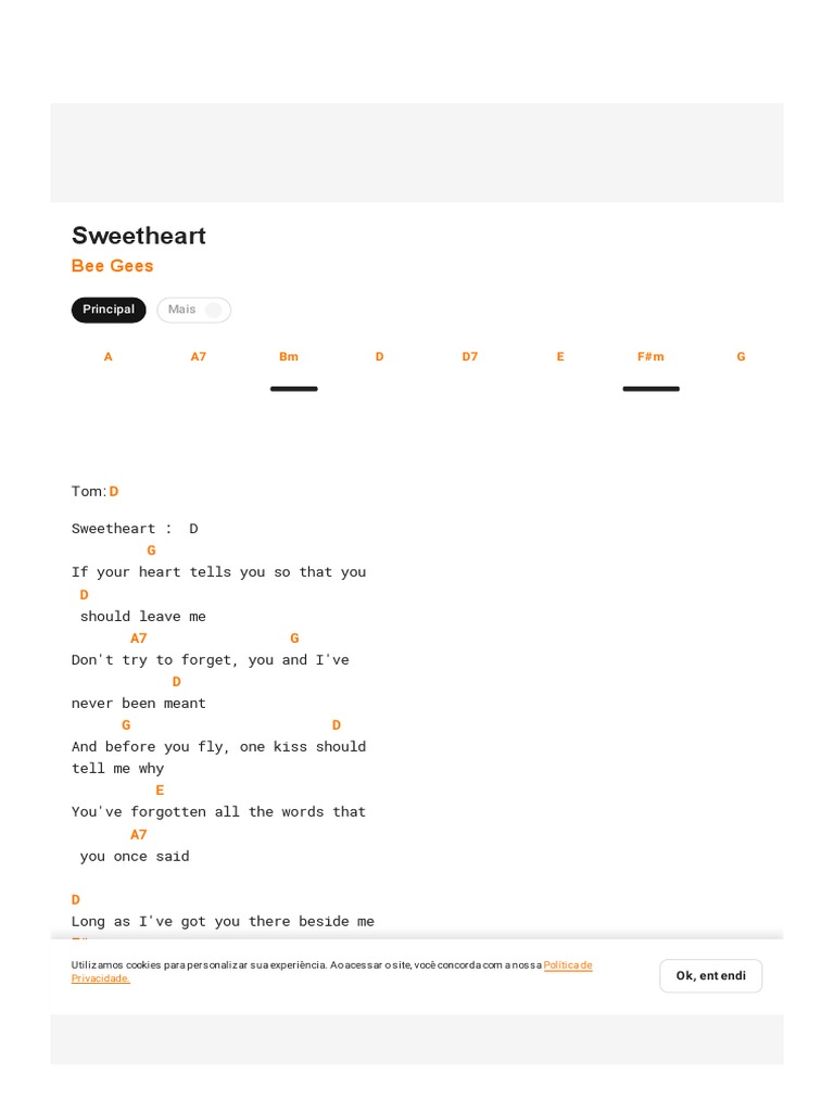 Sweetheart: Bee Gees | PDF | Leisure