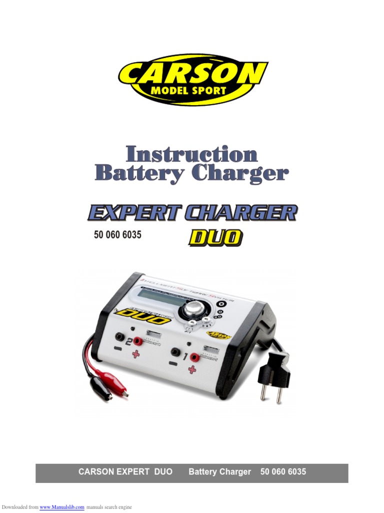 Instruction Battery Charger Instruction Battery Charger | PDF | Battery ...