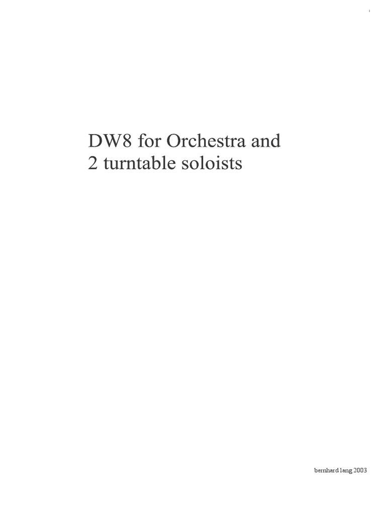 Lang - DW8 PDF | PDF