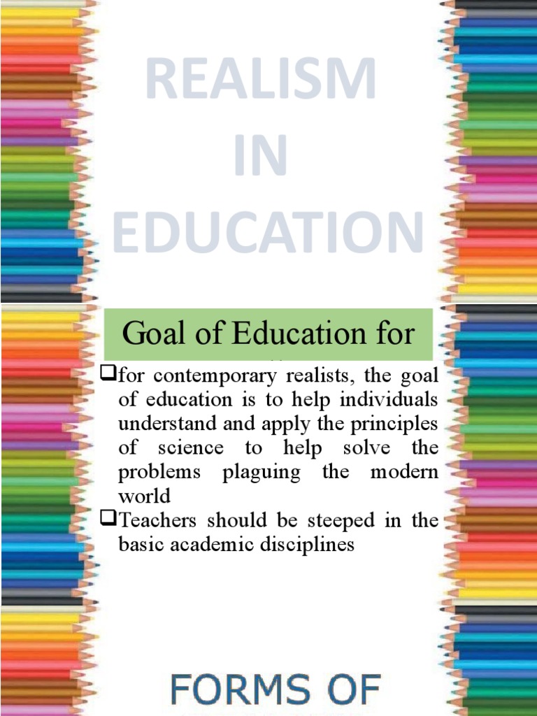 Realism in Education | PDF