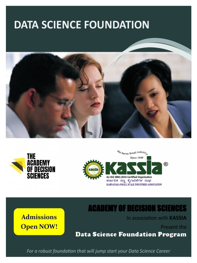 DSF - Brochure v1.01-1 | PDF | Data Science | Data Analysis