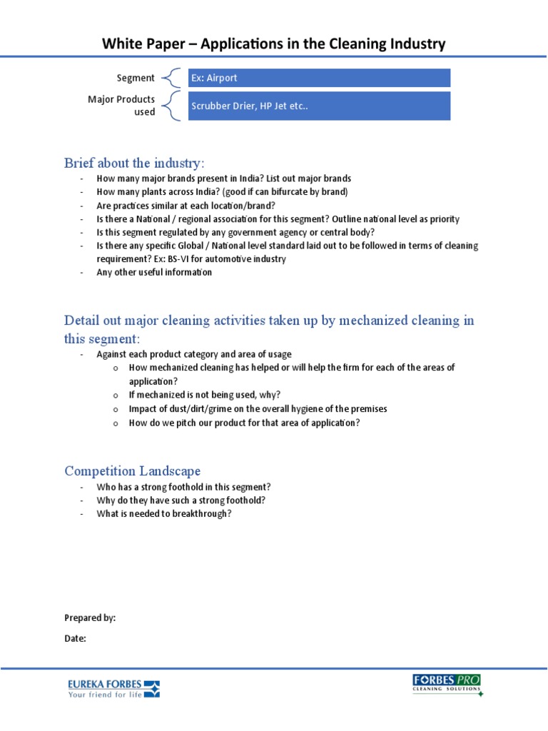 Cleaning Industry Insights for Brands | PDF | Business