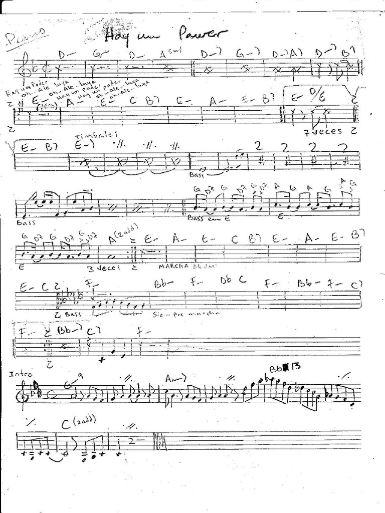 Hay Un Poder Piano | PDF