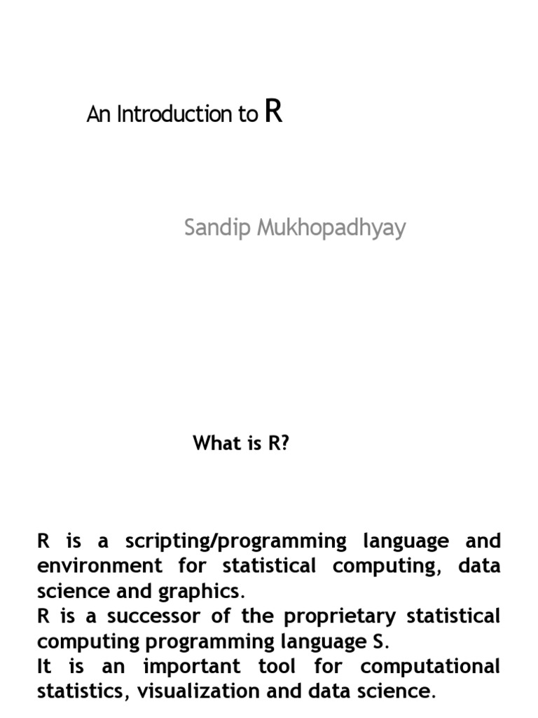 2.R Concepts - BDSM - Oct2020 PDF | PDF | Array Data Structure | Matrix (Mathematics)