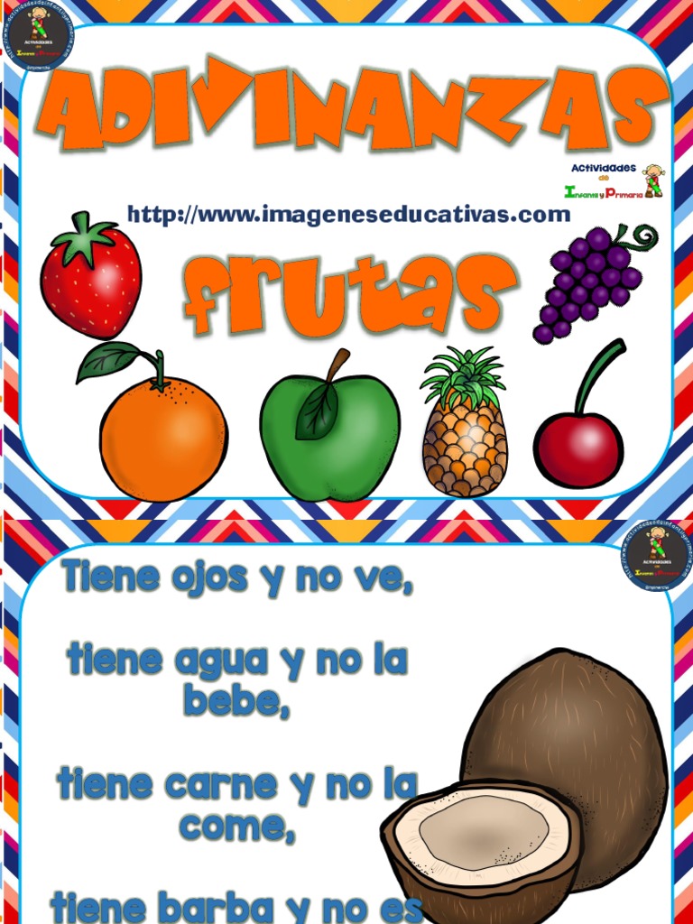 Adivinanzas Frutas PDF | PDF