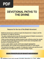 Bhakti Sufi Traditions Detailed Notes | PDF