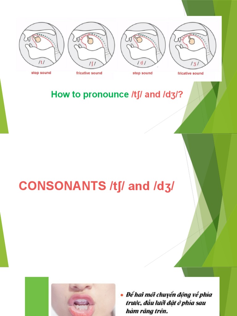 Consonants CH, d3, J | PDF