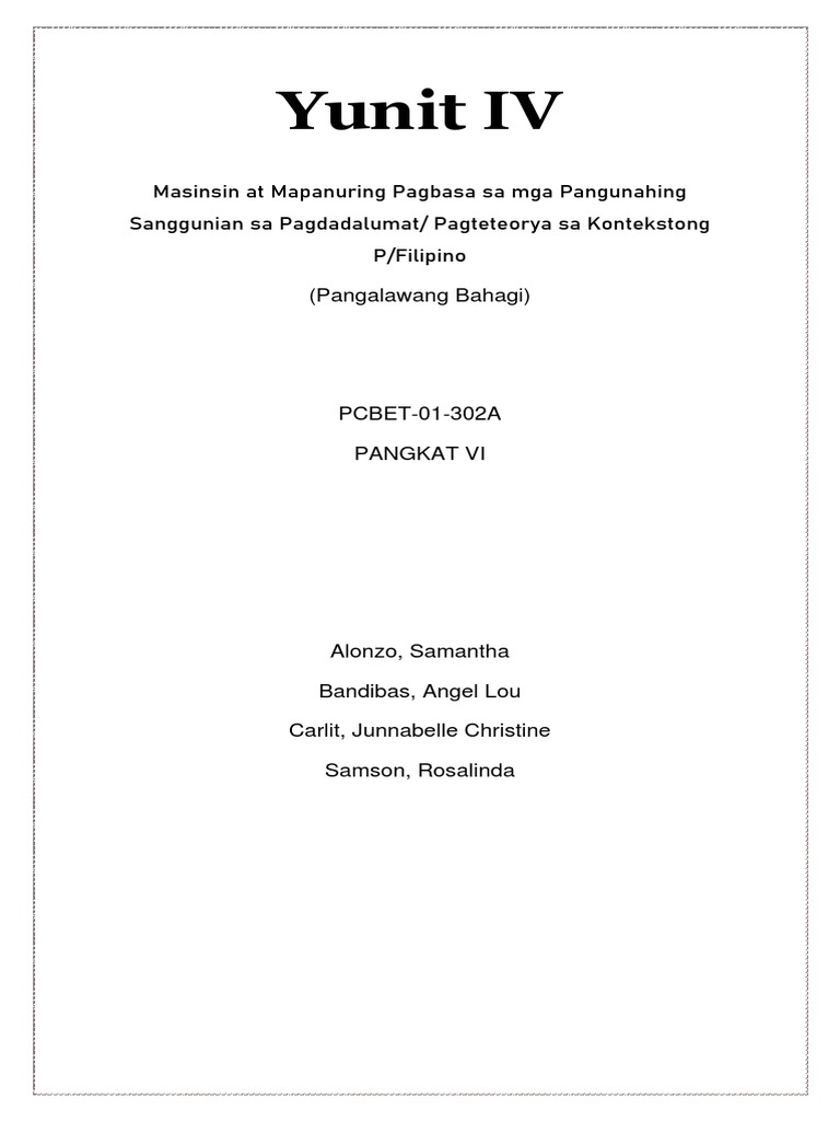 Filipino Written Report Compilation Midterm | PDF