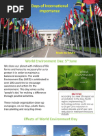 Environmental Days Calendar 2025 | PDF | Natural Environment ...