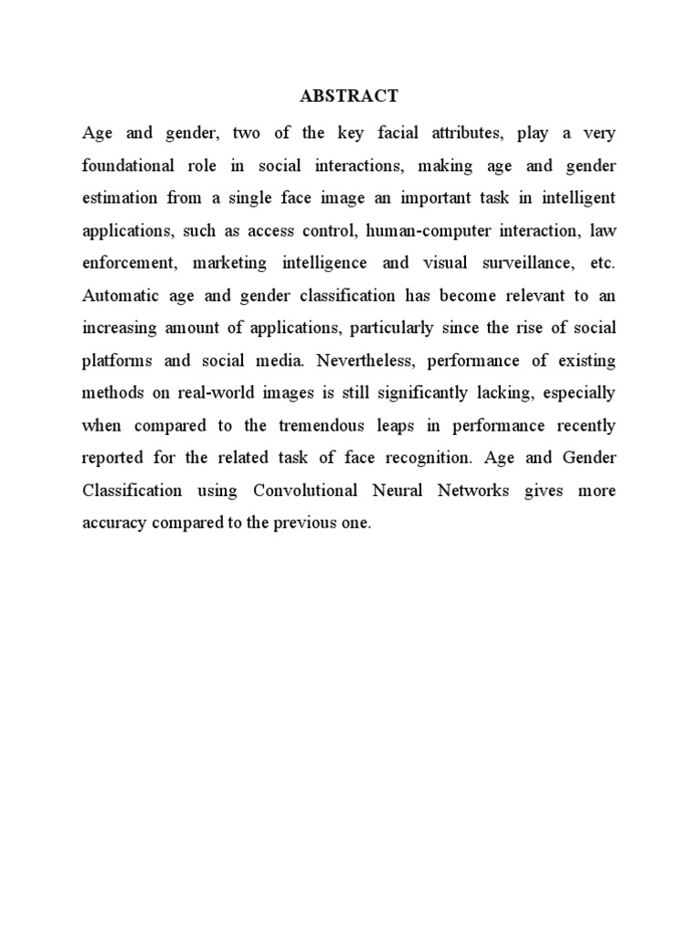 Age and Gender Classiication Report | PDF | Python (Programming Language) | Cluster Analysis