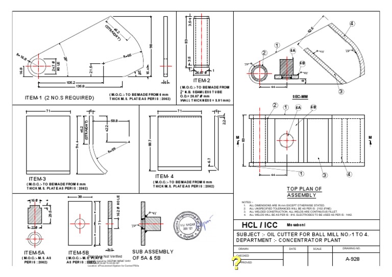 DRAWING | PDF | Industrial Processes | Mechanical Engineering