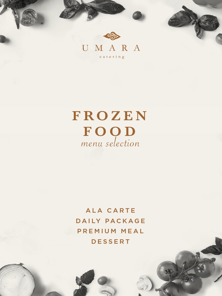 Frozen Food Menu | Download Free PDF | European Cuisine | Regional ...