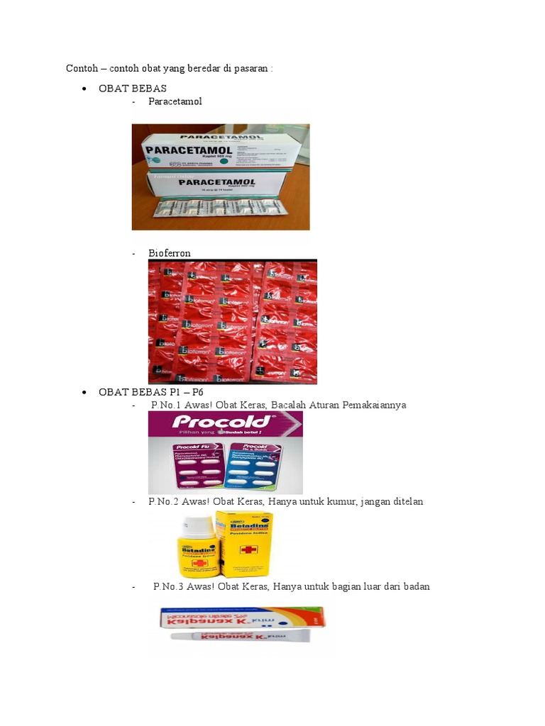 Contoh Obat Yang Beredar Dipasaran Tori Rizki | PDF | Kesehatan Holistik