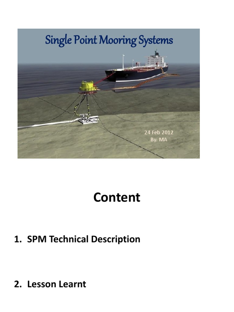 Overview of Single Point Mooring Systems | PDF | Water Transport | Shipping
