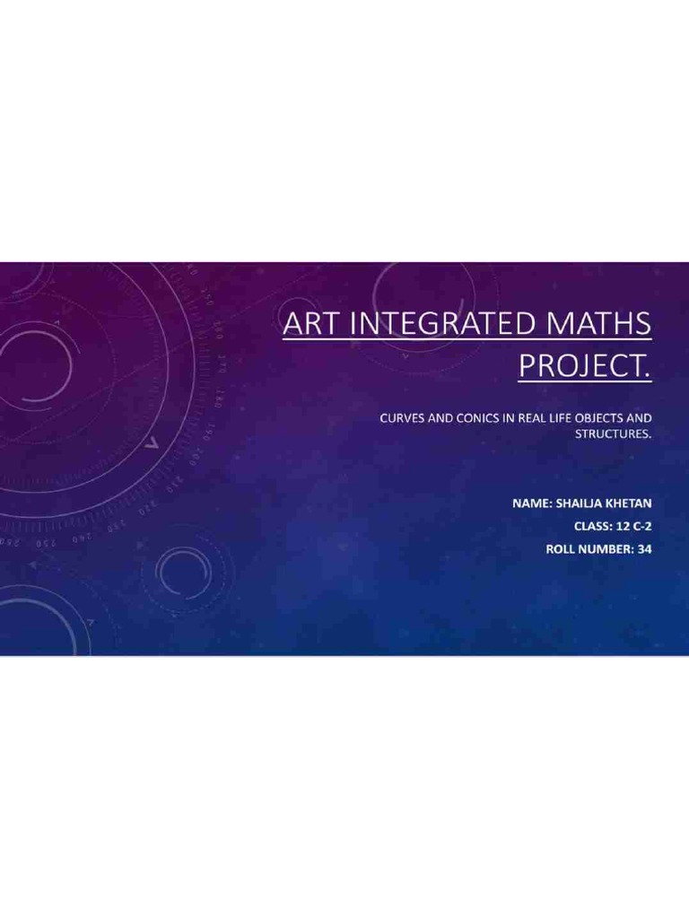 Art Integrated Maths Project | PDF