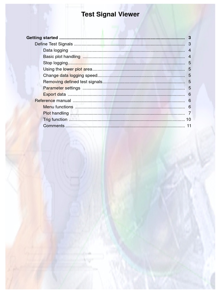 Test Signal Viewer | PDF | Menu (Computing) | Button (Computing)