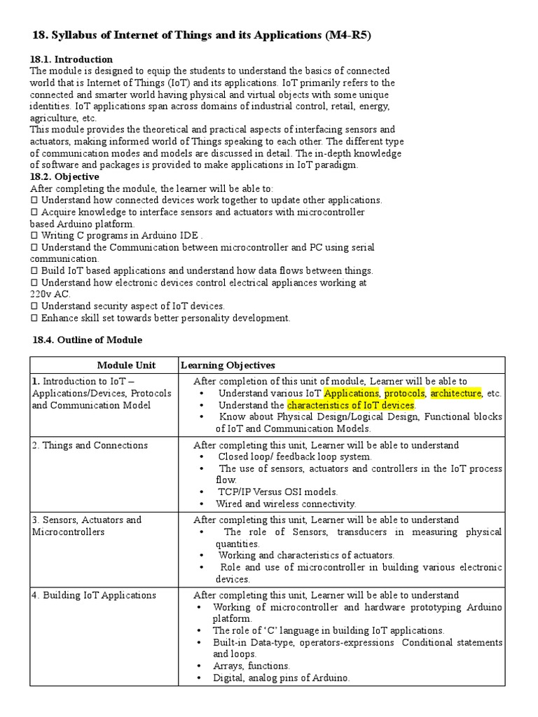 m4r5 Internet of Things | PDF