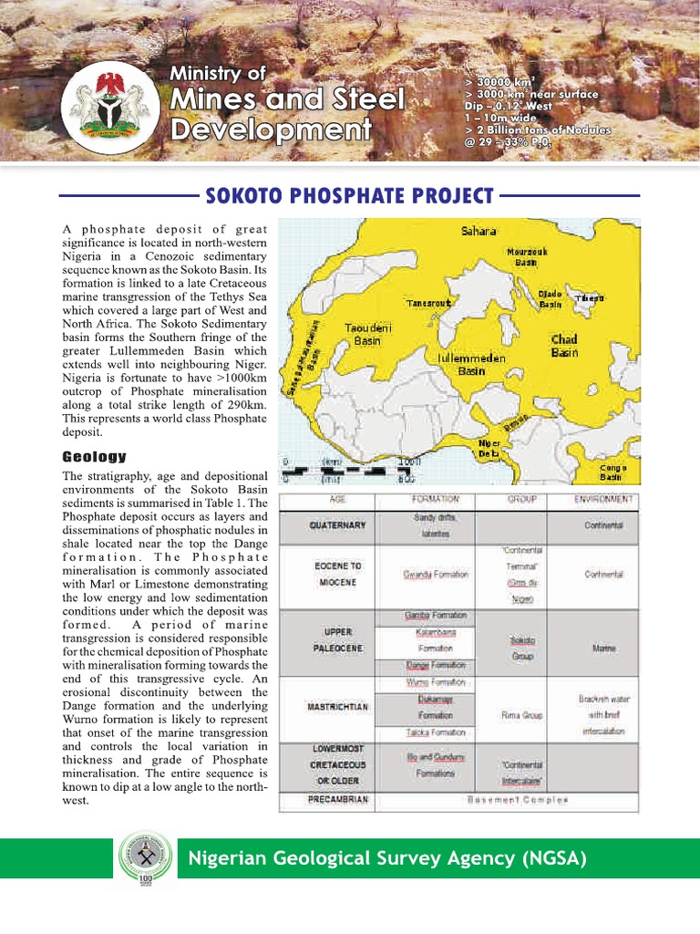 Sokoto Phosphate Project | PDF