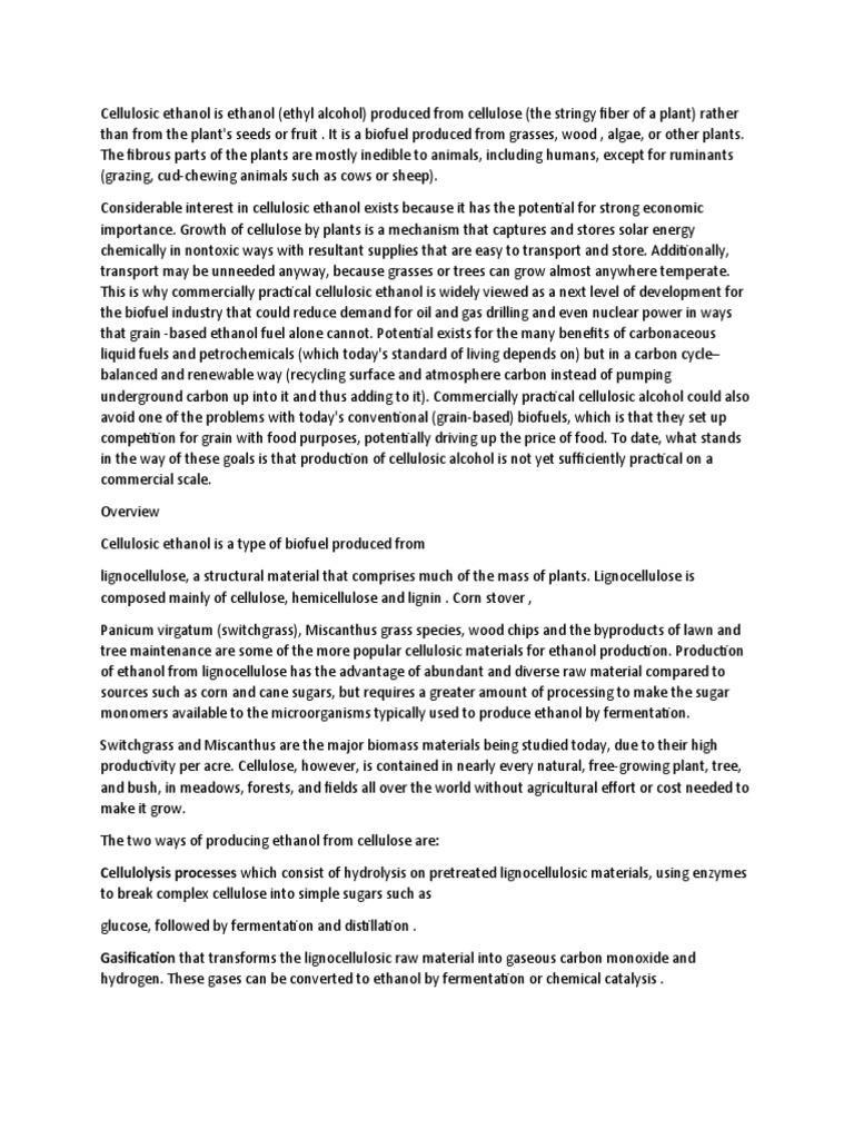 Cellulolysis Processes Which Consist of Hydrolysis On Pretreated ...