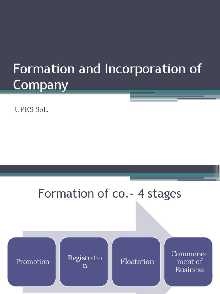 Formation and Incorporation of Company | PDF | Fiduciary | Legal Remedy