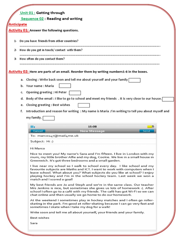 Email Lesson | PDF | Computer Mediated Communication | Computing