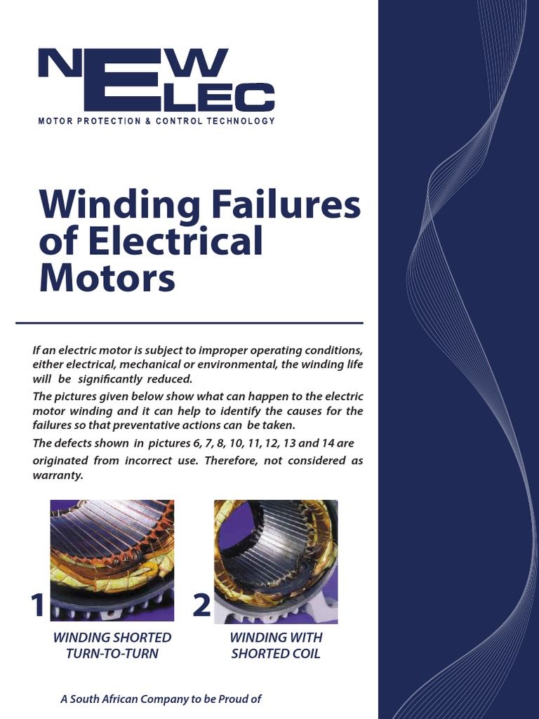 Winding Failures of Electrical Motors: Winding Shorted Turn-To-Turn ...