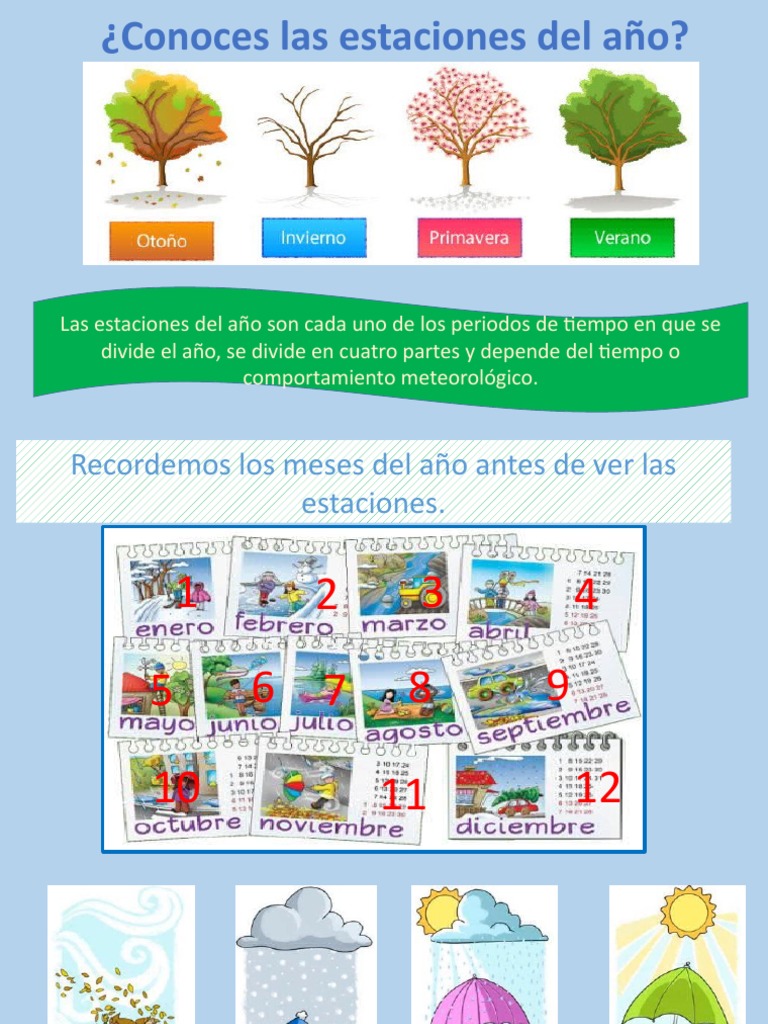 Las Estaciones Del Año | PDF