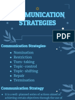 Oral Communication - Communicative Strategies | PDF | Career & Growth