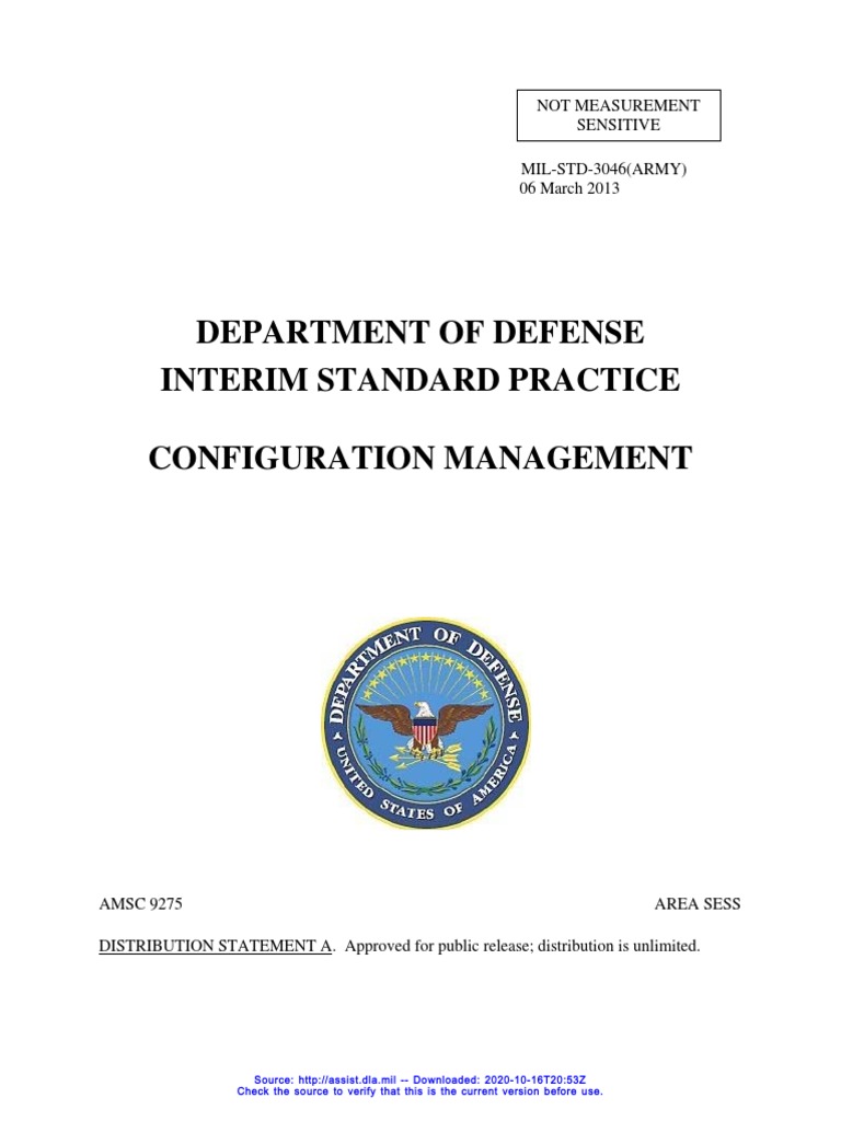 MIL-STD-3046 ARMY 11mar13 | PDF | Specification (Technical Standard ...