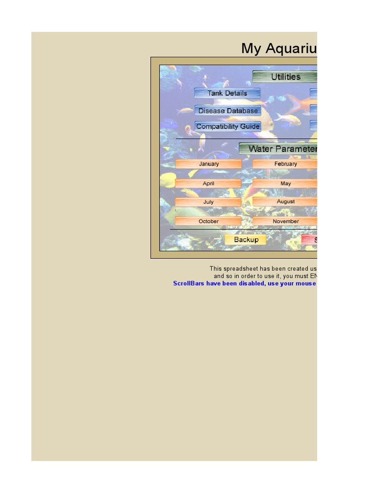 My Aquarium | PDF | Aquarium | Nitrate