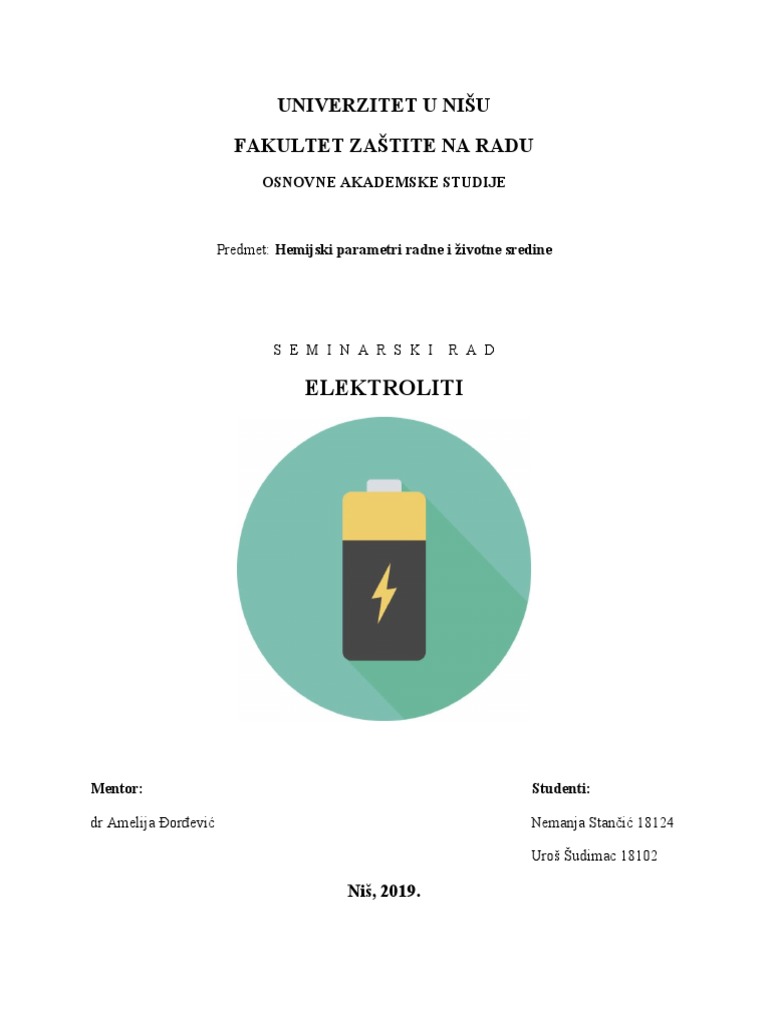 Elektroliti | PDF