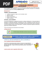 Ficha de Trabajo 3 EDA 4 DPCC | PDF | El embarazo | Adolescencia