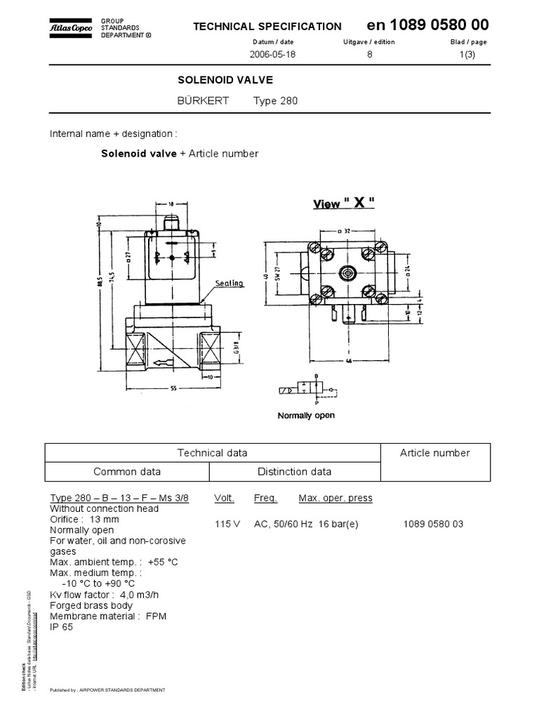 Solenoid 1089058003 1089058001 1089058000 | PDF | Mechanical ...
