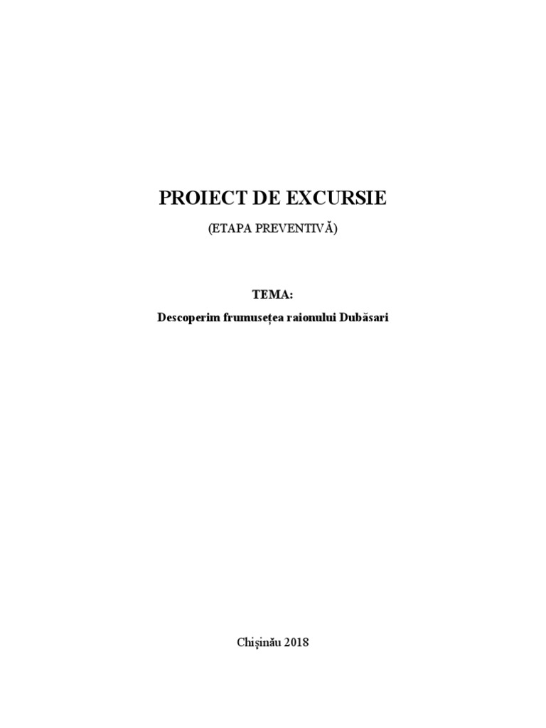 Excursie | PDF