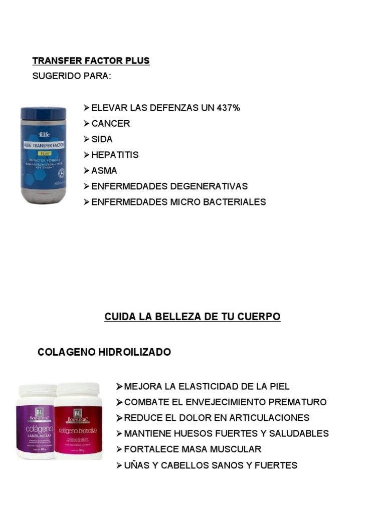 Transfer Factor Plus | PDF