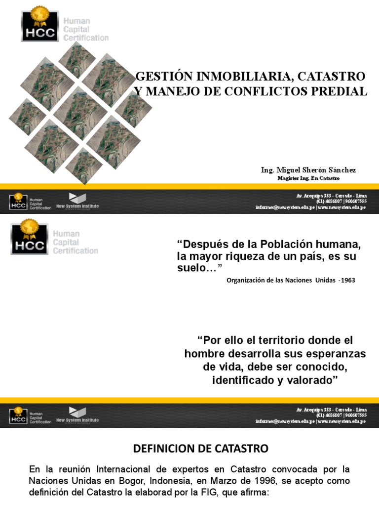 Definición y Gestión del Catastro | PDF | Propiedad | Geografía