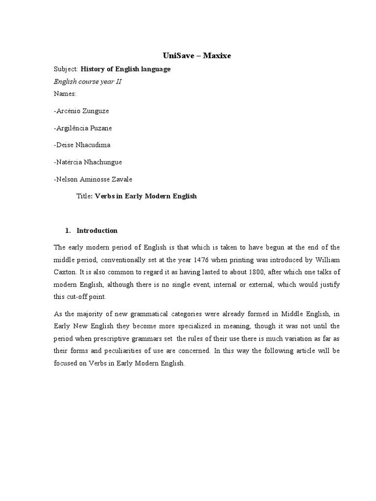 Unisave - Maxixe: English Course Year Ii | PDF | English Language ...