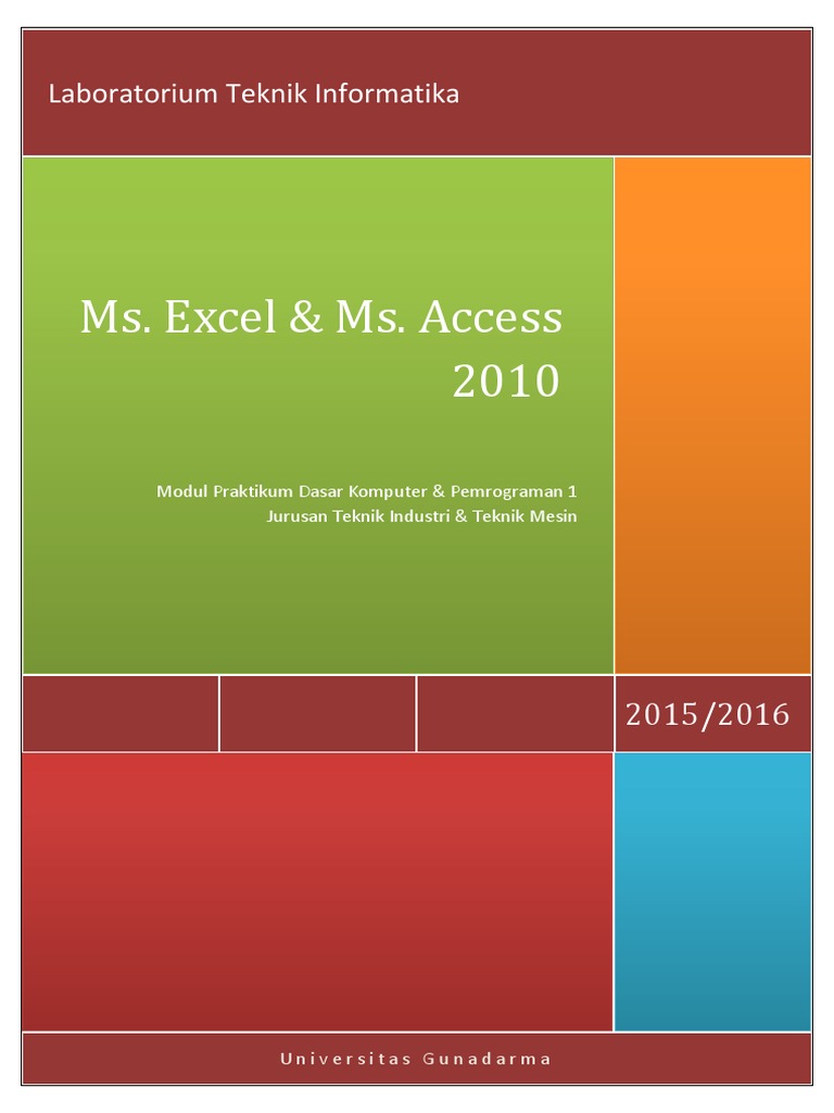 Excell Dan Access PDF | PDF | Komputer