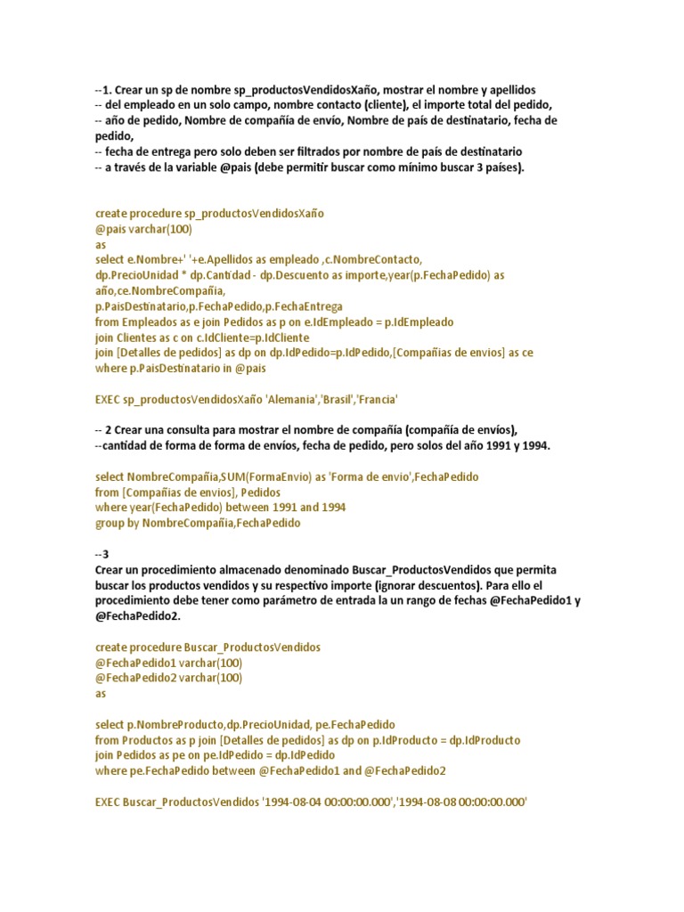 Problemas de Base de Datos | PDF | Gestión de datos | Bases de datos